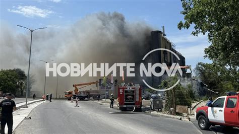 Пожар в хипермаркет във Варна има евакуирани ВИДЕО СНИМКИ Nova