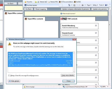 Show Friendly Message On Aspnet Ajax Error Stack Overflow