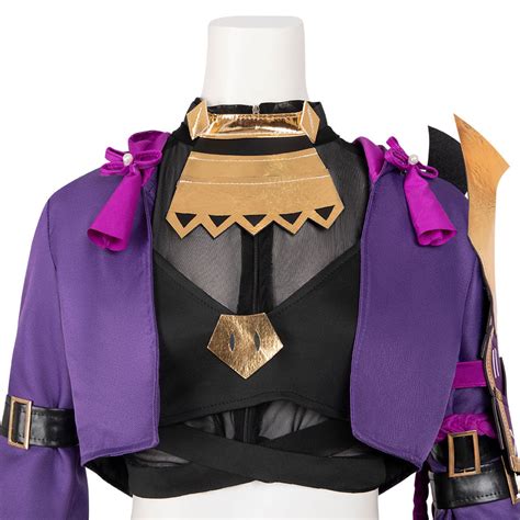Genshin Impact Kuki Shinobu Cosplay Costume Gcosplay