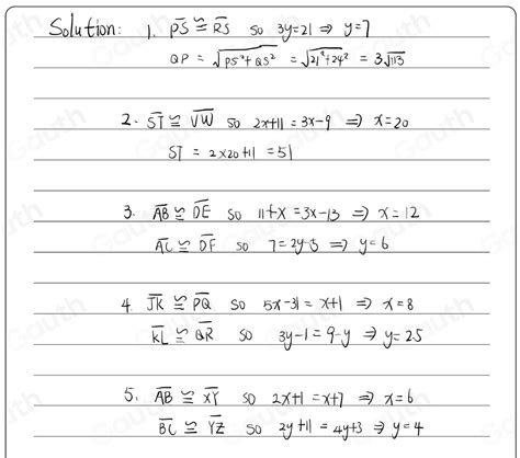 Solved Learning Competency Solves Corresponding Parts Of Congruent