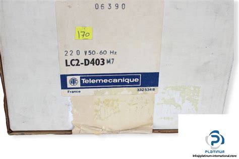 Schneider Electric Lc2 D403 M7 Contactor Platinum International