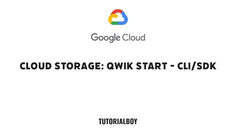 Cloud Storage Qwik Start CLI SDK GSP074 Googlecloud