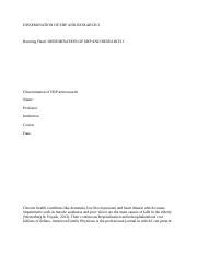 Dissemination Of EBP And Research Edited Docx DISSEMINATION OF EBP