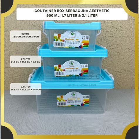 Container Box Serbaguna 900 Ml 17 Liter 31 Liter Kotak Serbaguna