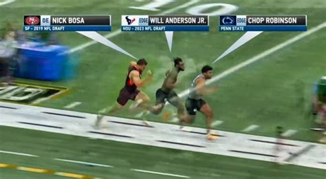Former Penn State Star Chop Robinson Wows At Nfl Combine