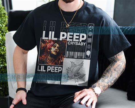 Lil Peep Merch Sweatshirt Retro Lill Peep Rap Shirt Vintage Bootleg Lill Peep Album Graphic