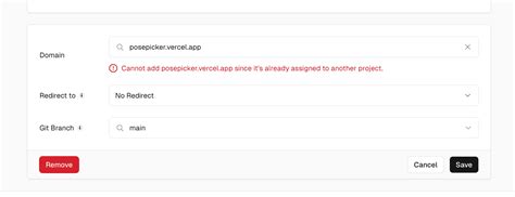 Removing The Default Assigned Domain Name From Vercel Help Vercel Community