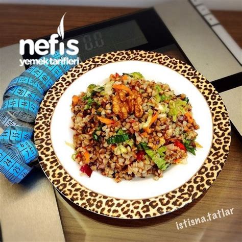 Karabuğday Greçka Salatası videolu Nefis Yemek Tarifleri Yemek