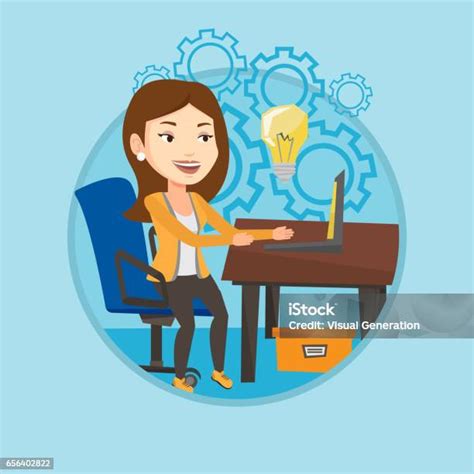 성공적인 사업 아이디어 벡터 일러스트 레이 션 기업 재무와 산업에 대한 스톡 벡터 아트 및 기타 이미지 기업 재무와 산업