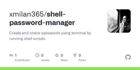 github xmilan365 shell password manager create and check passwords