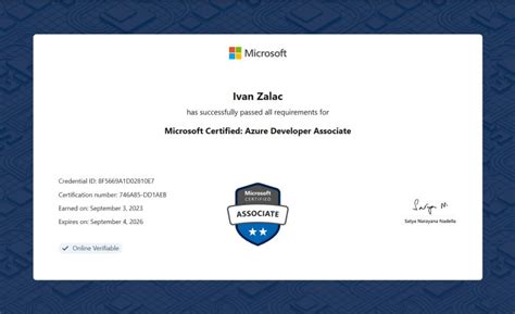 Azure Microsoftcertified Azuredeveloper Cloudcomputing Microsoftlearn Techskills Ivan Zalac