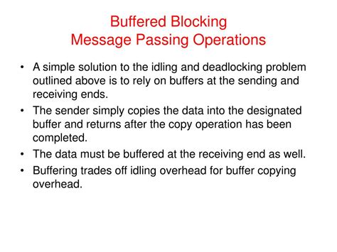 Ppt The Building Blocks Send And Receive Operations Powerpoint Presentation Id1009411