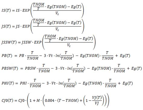 Mosfet Equations Multisim Help National Instruments