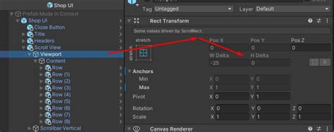 Trying To Make Shop Row Items Hide Behind The Scrollview Image Frame