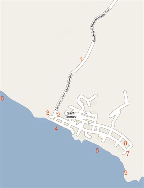 Playa De Santo Tomas En Migjorn Y Playas Virgenes De Binigaus Y San Adeodato En Menorca