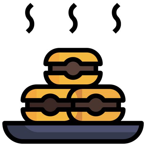 Dorayaki Generic Color Outline Icon