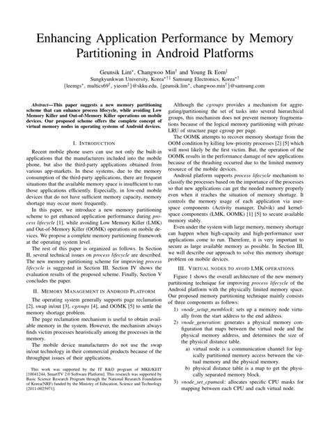 pdf enhancing application performance by memory partitioning in