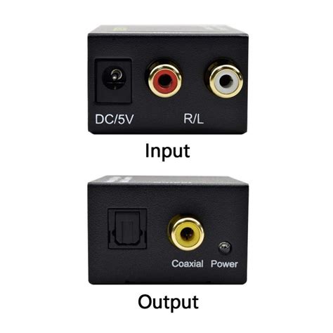 Convertidor de Audio de analógico RCA a Óptico digital