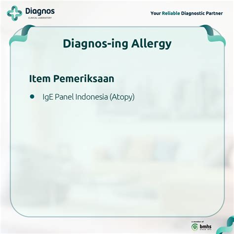 Promo Paket Pemeriksaan Alergi Ige Diagnos Laboratorium Diskon 37 Di