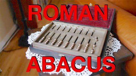 Roman Hand Abacus Youtube