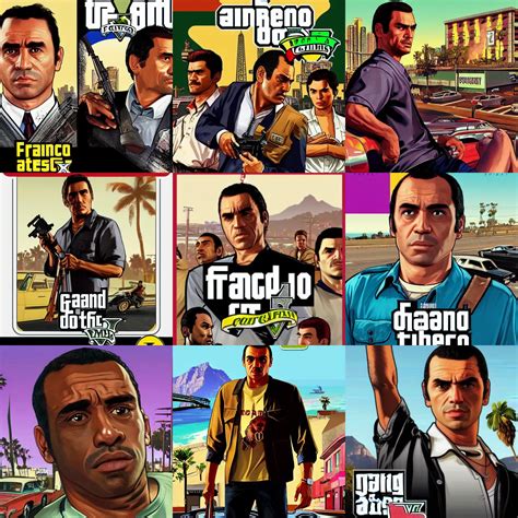 Franco On GTA V Cover Art Stable Diffusion OpenArt