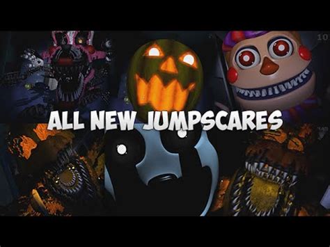 ВСЕ НОВЫЕ СКРИМЕРЫ ALL NEW JUMPSCARES FNAF 4 Halloween Edition