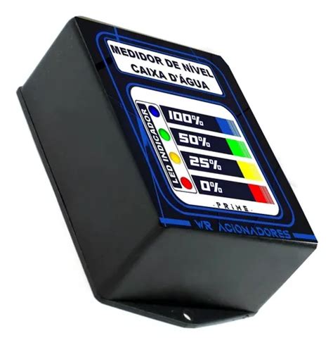 Medidor Indicador Nível Caixa Dágua Com Aviso Vazia E Cheia Parcelamento Sem Juros