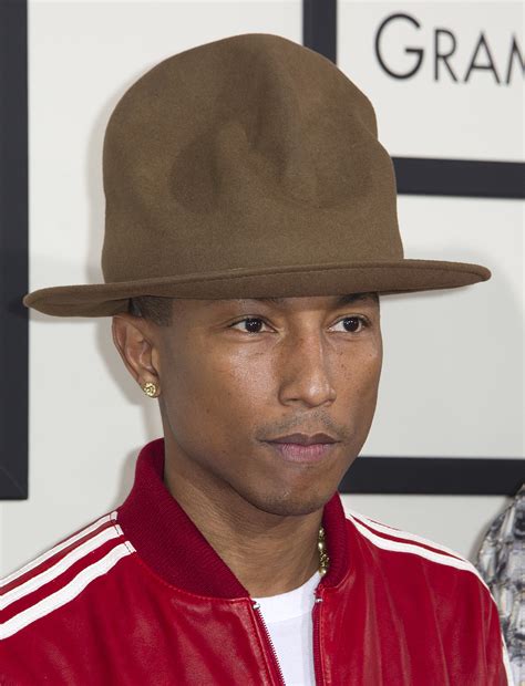 Pharrell Williams Wore An Unexpected Piece Of Headgear To Sundays