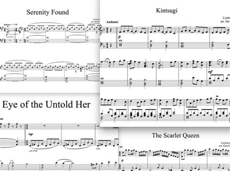 Piano Sheet Music Lindsey Stirling Duality Album Sheet Music For Piano