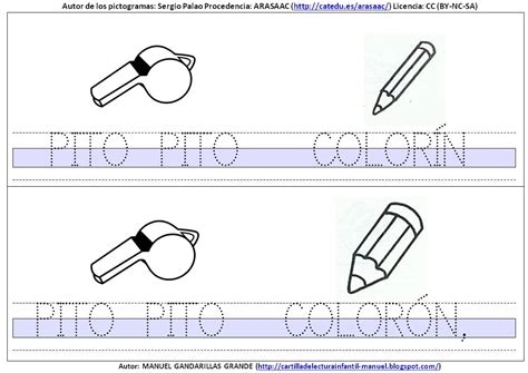 Cartilla De Lectura Infantil Pito Pito ColorÍn PoesÍa Escuela