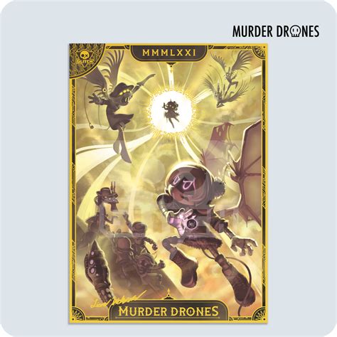 Murder Drones Apocalypse Poster Glitch Productions Store
