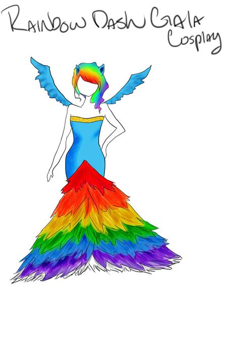 Rainbow Dash Gala Dress By Smilliface On Deviantart