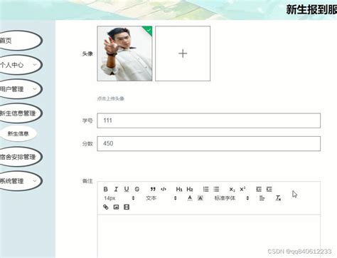 Pythonvue新生报到宿舍安排管理系统django Flask新生入学宿舍分配系统 Csdn博客