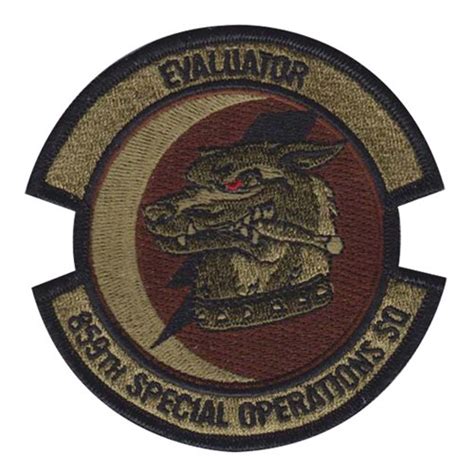 859 SOS Evaluator Morale Patch 859th Special Operations Squadron Patches