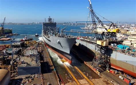 General Dynamics Nassco Christens 3rd John Lewis Class Fleet Oiler For