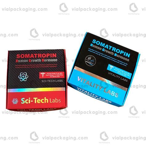 Vphpb 02 Printing Somatropin Hgh Packaging Paper Box Vial Packaging