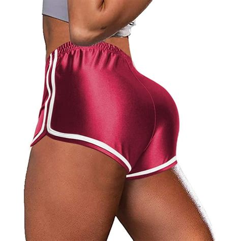 Vaslanda Women Tik Tok Leggings Booty Shorts Butt Lifting Scrunch