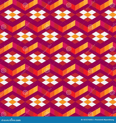 Abstract Cube Pattern Colorful Design Geometric 3d Vector Wallpaper
