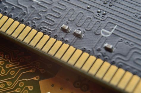 Premium Photo The Ram Module From The Computer Lies On Top Of The Motherboard Closeup