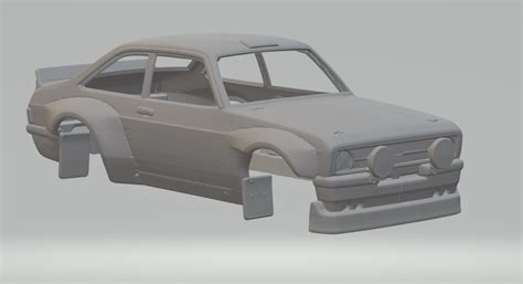 Stl File Ford Escort Hoonigan・template To Download And 3d Print・cults