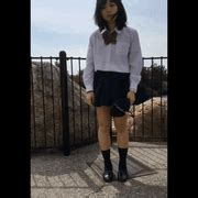 【pampi】仕組まれた制服モンローパンチラ、前も後ろも楽しむ。 君のパンツは。
