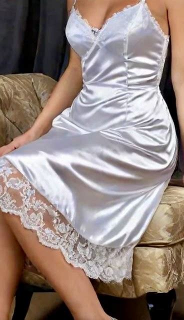 White Satin Slip A Photo On Flickriver