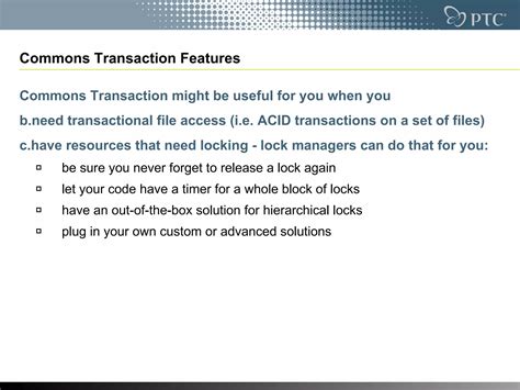 Transactional File System In Java Commons Transaction Ppt