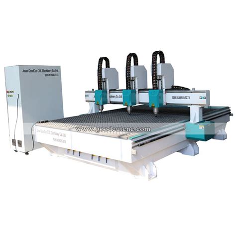 2100 3000mm 3 Head Multi Spindle Cnc Router Machine