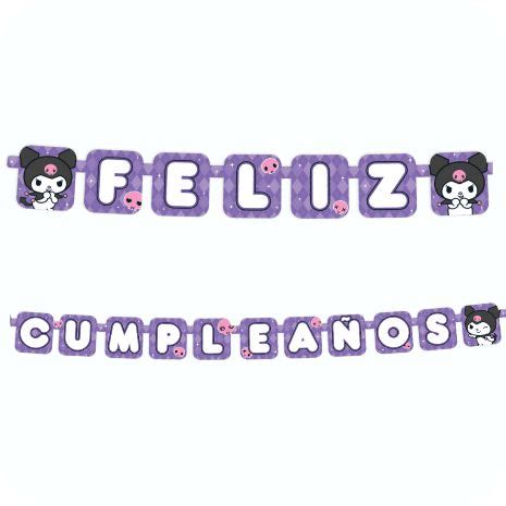 Articulos Para Fiesta De Kuromi Cumpleaños Decoracion