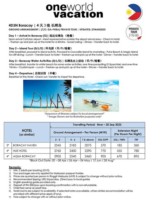 Boracay Oneworld Vacation Sdn Bhd