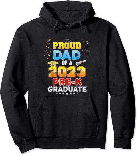 Proud Dad Class 2023 Pre K Graduation T Shirts Tees Design