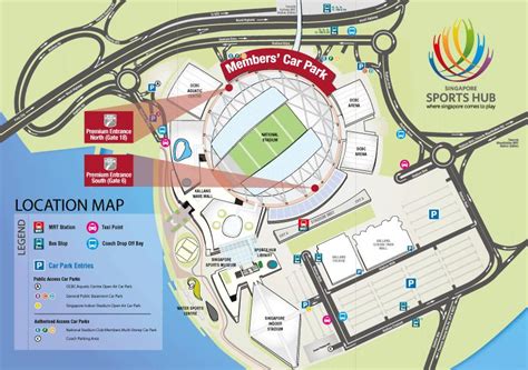 National Stadium Map Stadium Mrt Map Singapore Republic Of Singapore