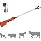 Magrath Livestock Prod Yellow Cattle Hotshot Handle Swine