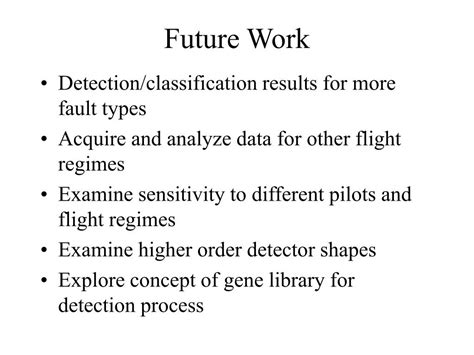 Ppt Aircraft Fault Detection And Classification Using Multi Level